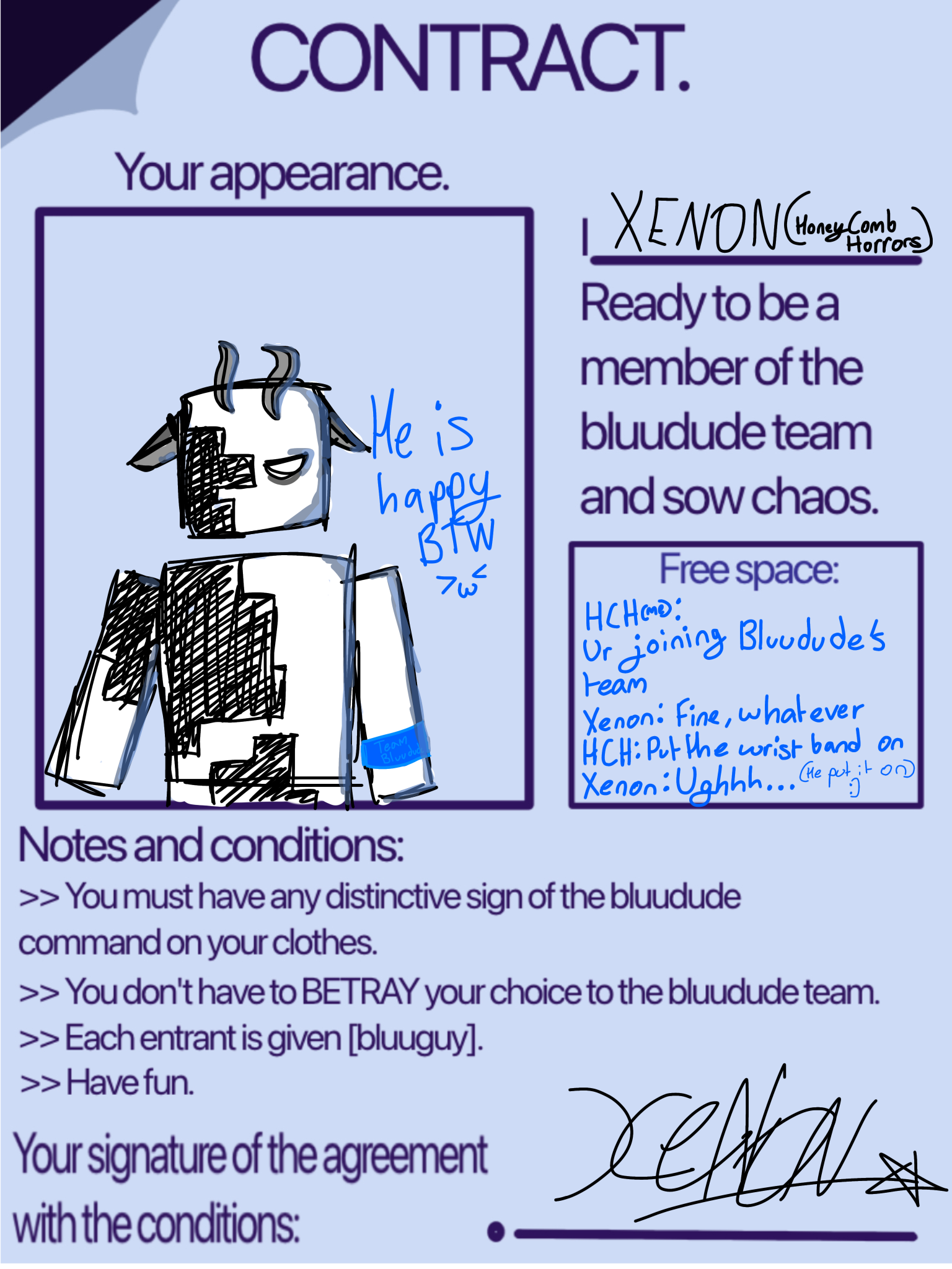 TEAM BLUUDUDE! - ibisPaint