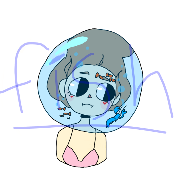 fish & crab - ibisPaint