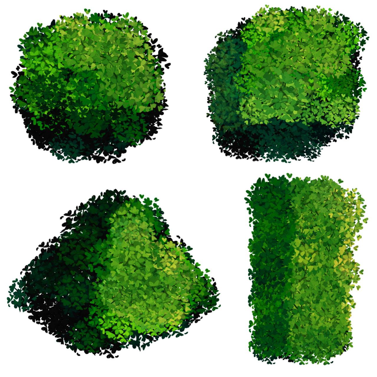 topiary bushes - ibisPaint