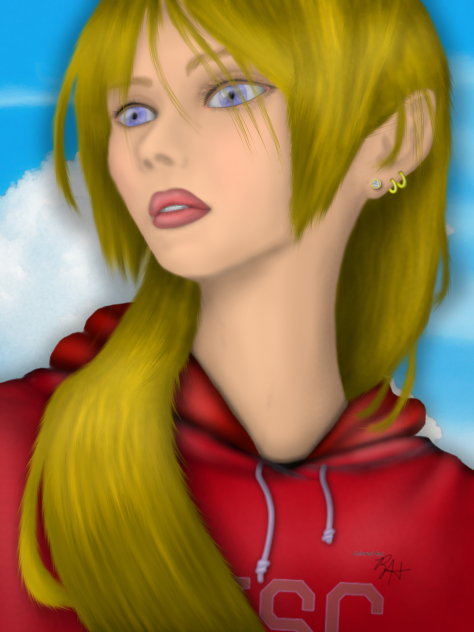 線画練習5 Colored by RAH - ibisPaint