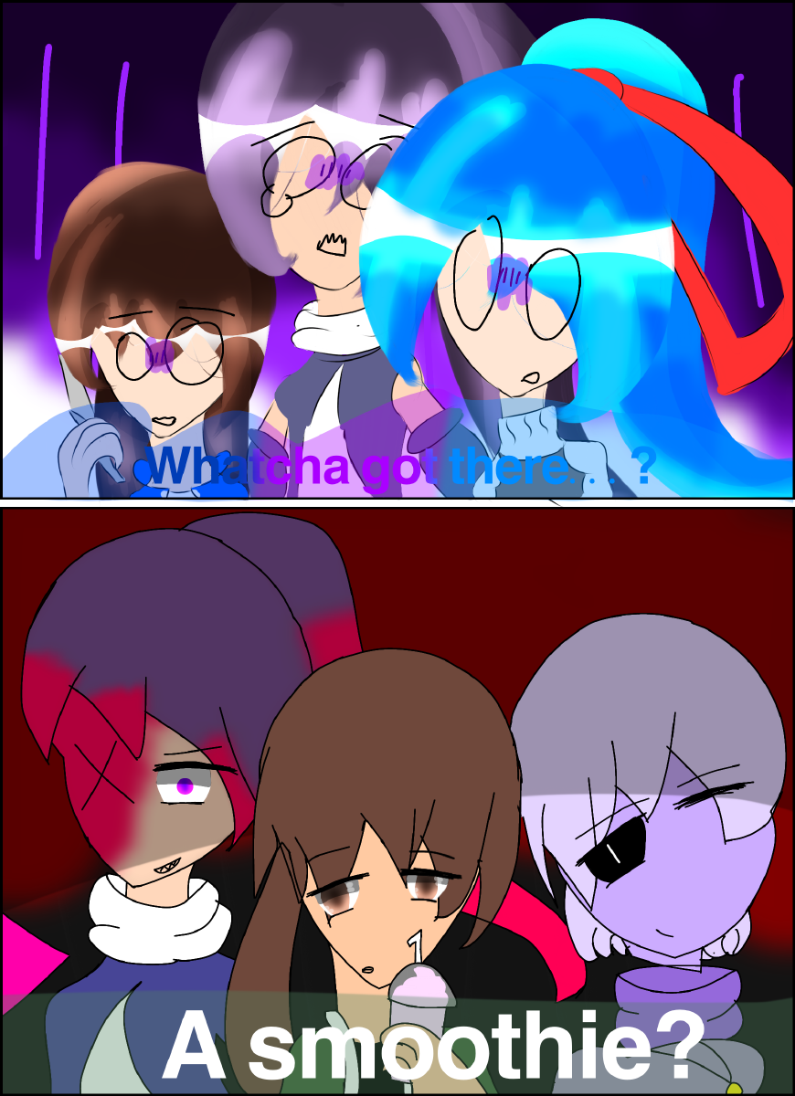 How Meh OCs met Shapes and P.H - ibisPaint