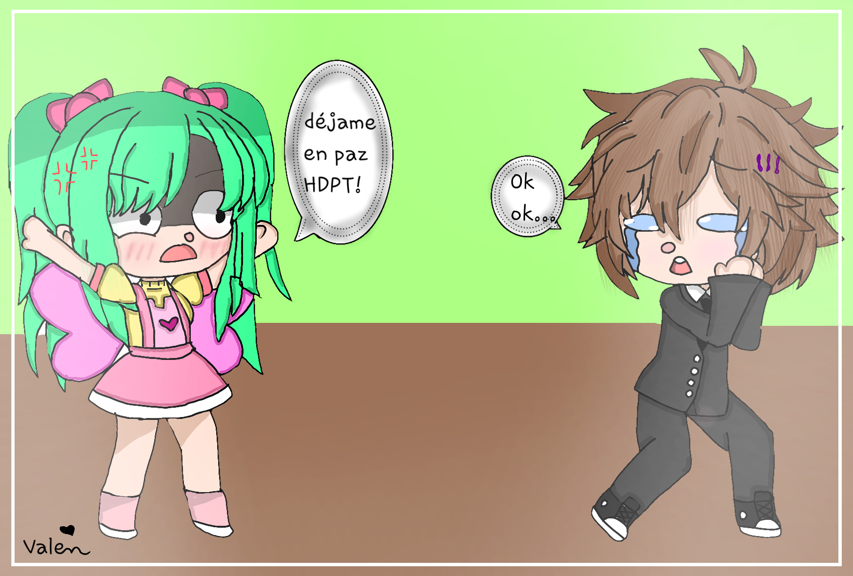 karola y calamar xd - ibisPaint