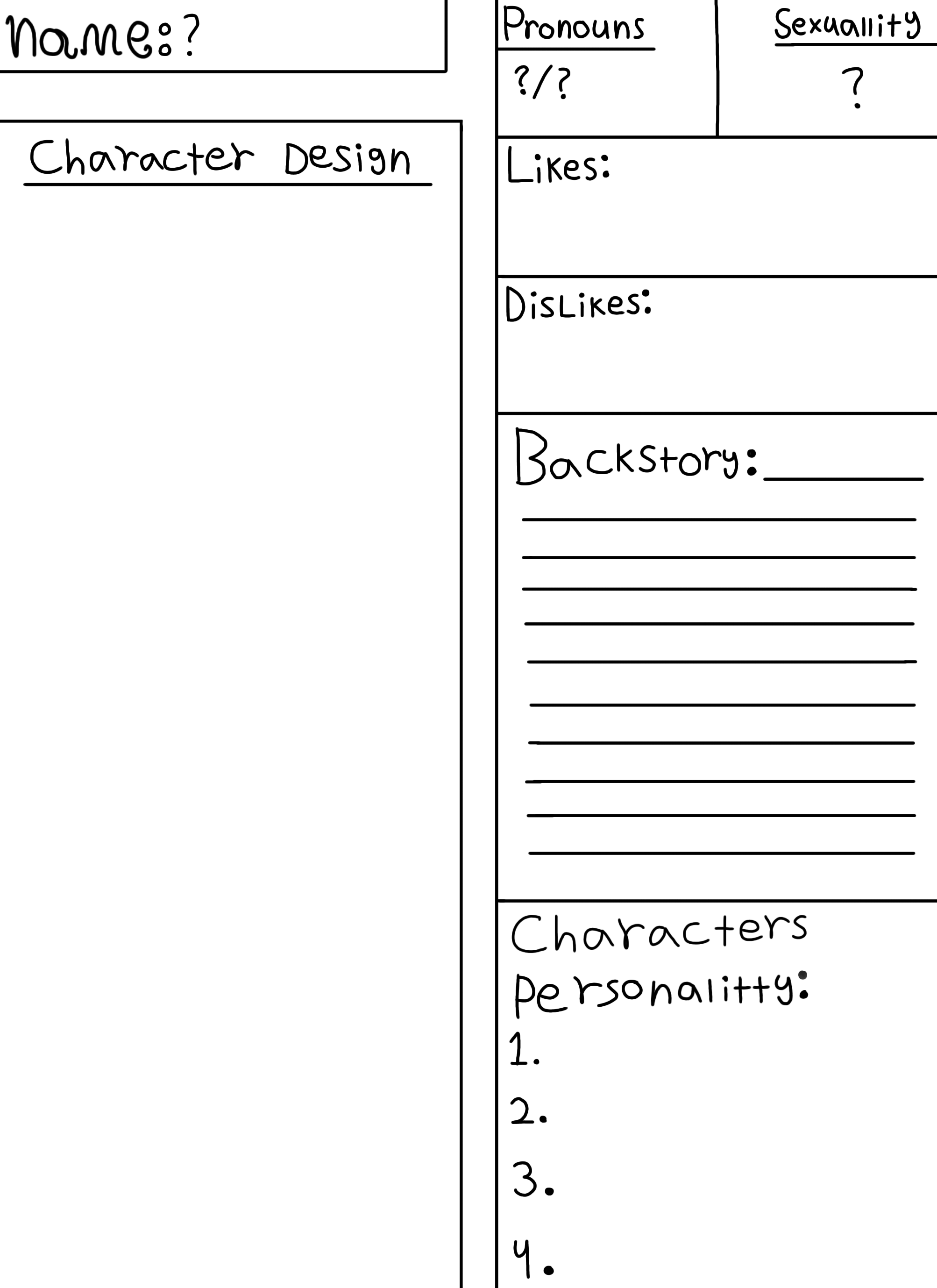 Character sheets ^^ - ibisPaint