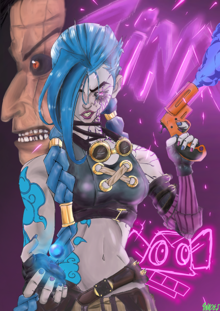 Jinx - Arcane - ibisPaint