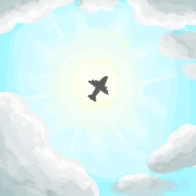 Up High in the Sky - ibisPaint