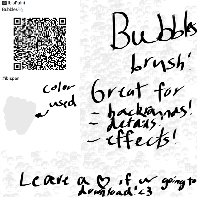 bubble brush - ibisPaint