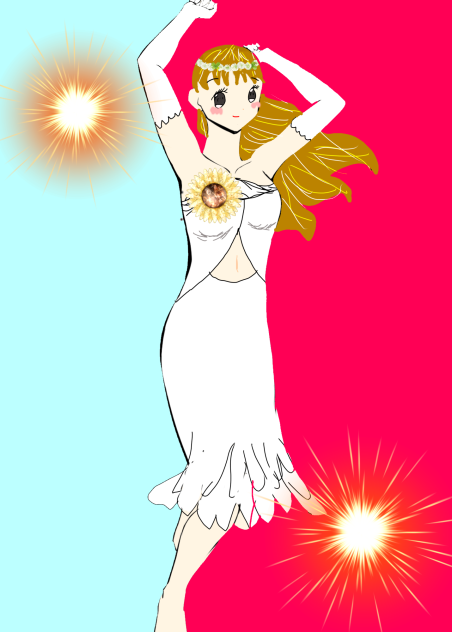 goddess of the sun - ibisPaint