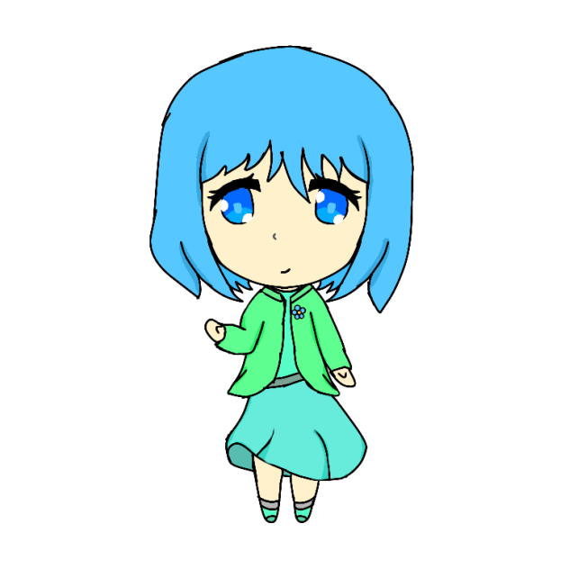 Blue Girl - ibisPaint