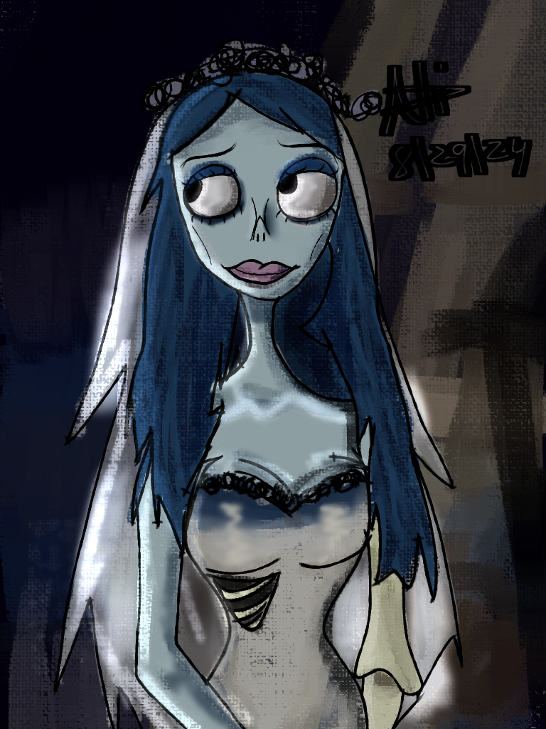 🖤👰‍♀️ Corpse bride 🧟‍♀️💙 - ibisPaint