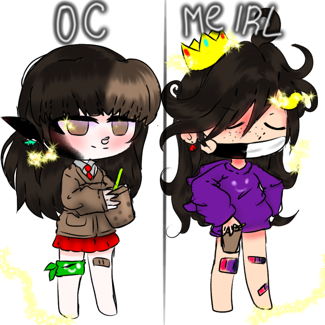 me irl vs my oc - ibisPaint