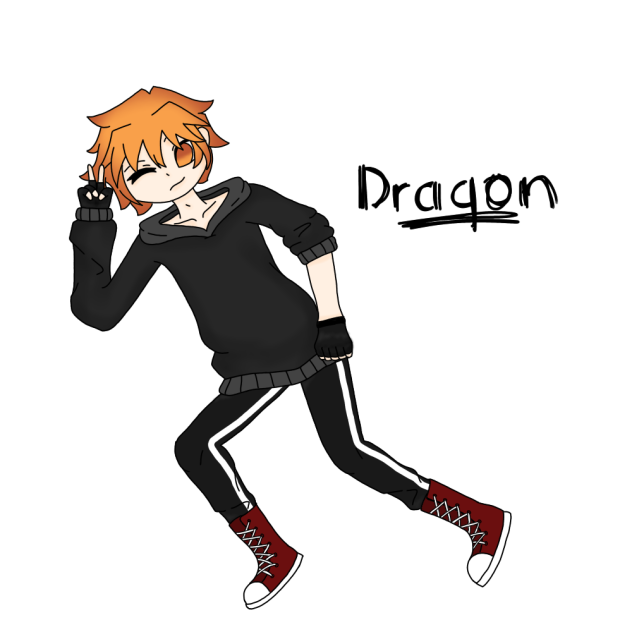 Drawed my friend Dragon - ibisPaint