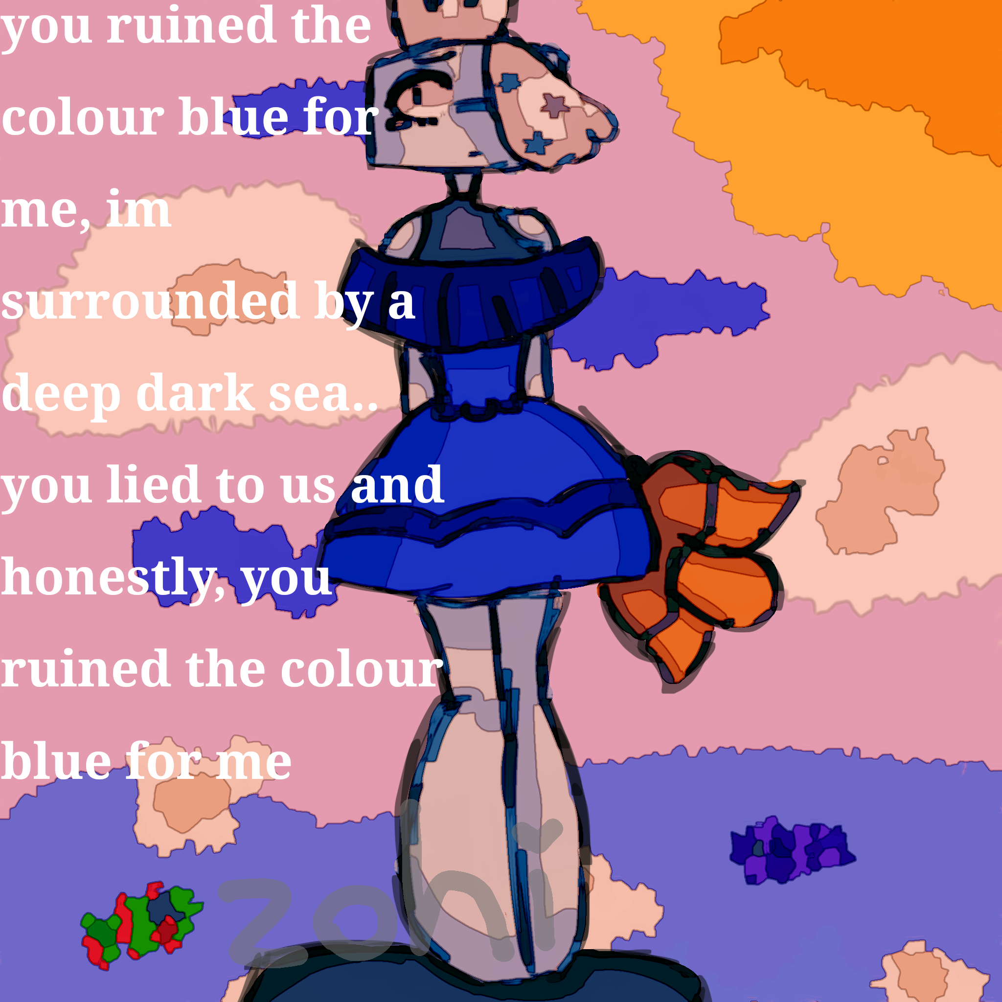 you ruined the colour blue for me - ibisPaint