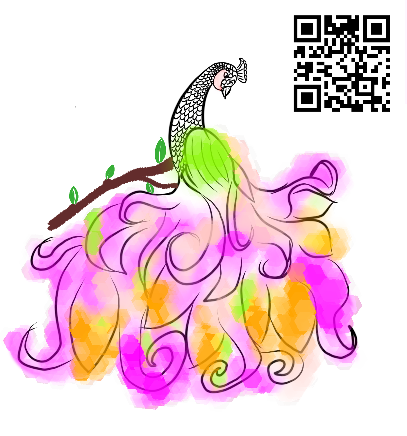 A peacock - ibisPaint