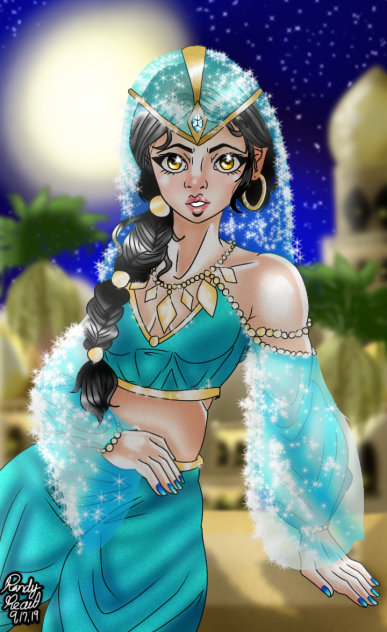 PRINCESS JASMINE, (ALADDIN) - ibisPaint