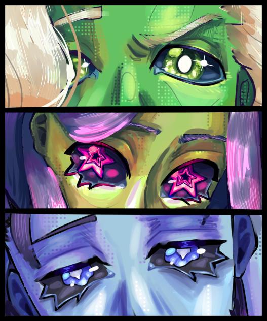 Alien eyes - ibisPaint