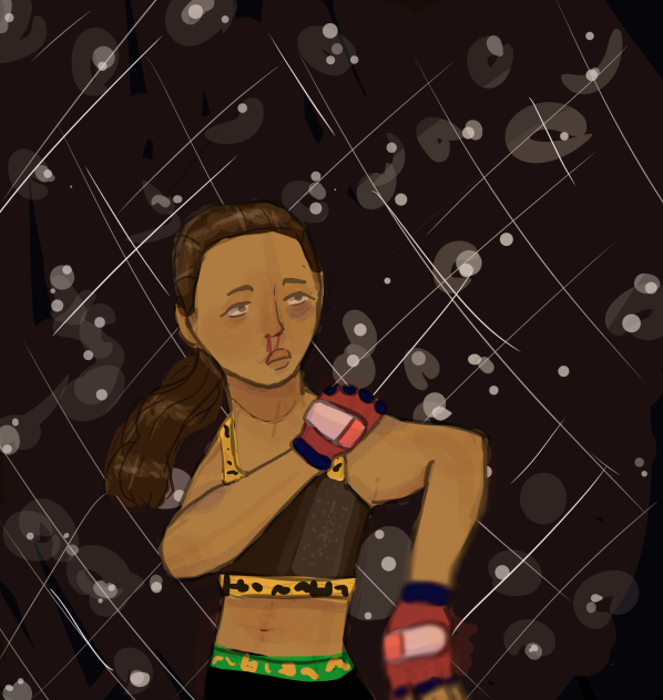 boxing girl - ibisPaint