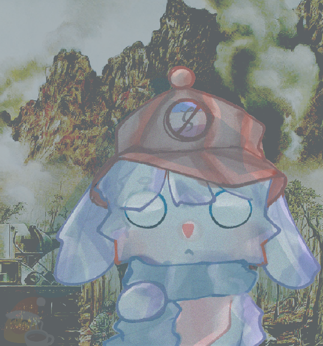 1000 yard stare[bunny version] - ibisPaint