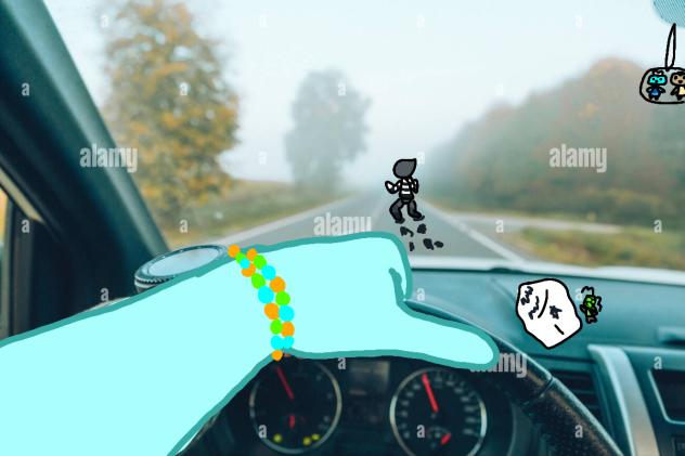 Driving in my car right after a beer - ibisPaint