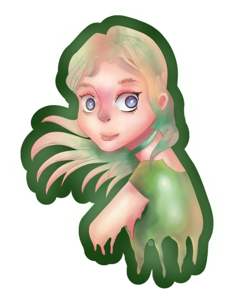 Slime Girl Sticker - ibisPaint