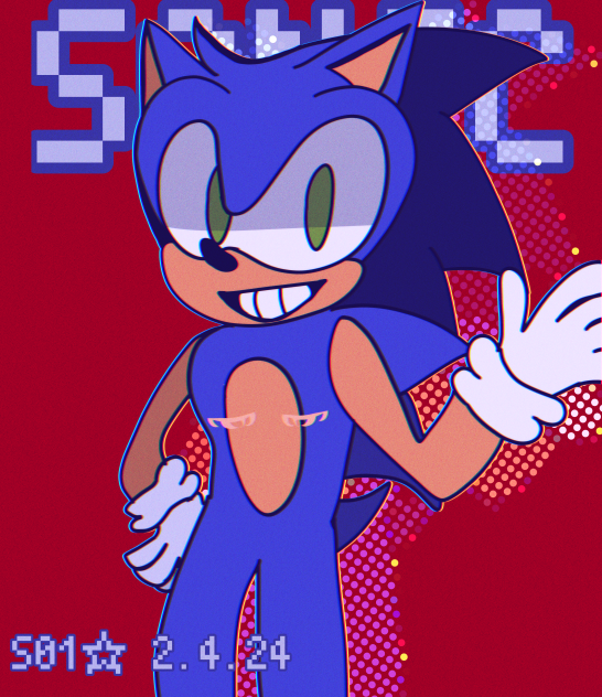 Sonic. - ibisPaint