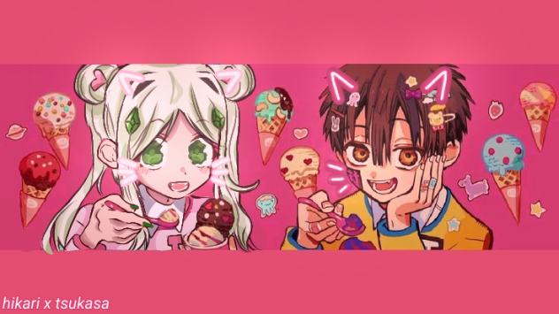 official art (Hikari x Tsukasa) - ibisPaint