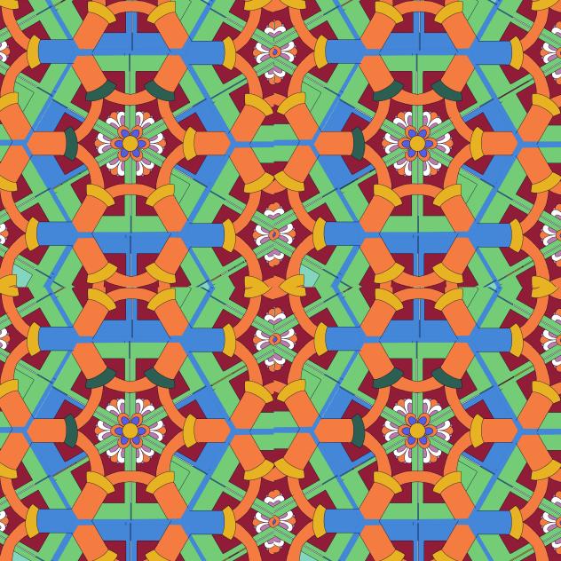 Dancheong traditional pattern3 - ibisPaint