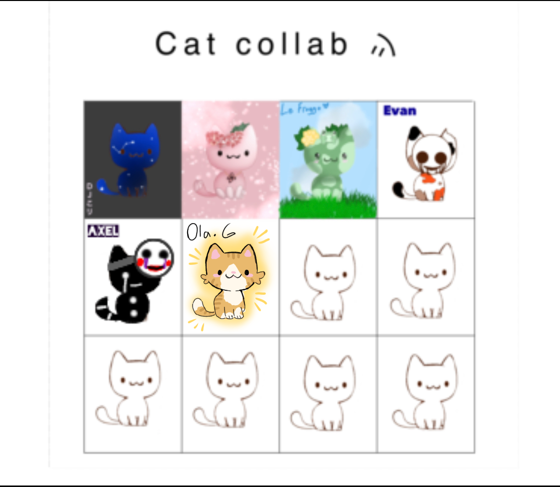 Cat collab! - ibisPaint