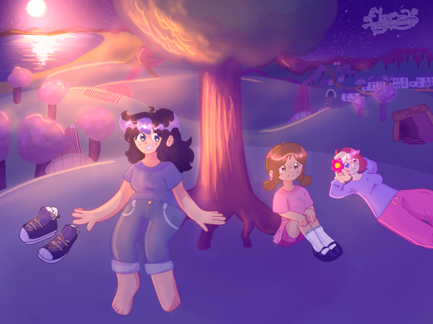 Humanized three of them! - ibisPaint