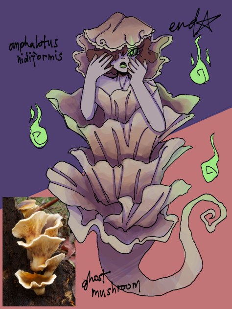 funguary; ghost mushroom - ibisPaint