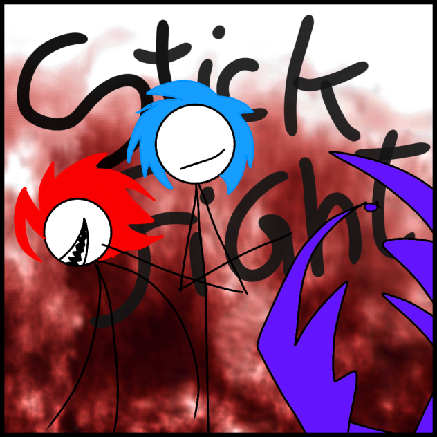 Stick fight manga Vol1 Cover - ibisPaint