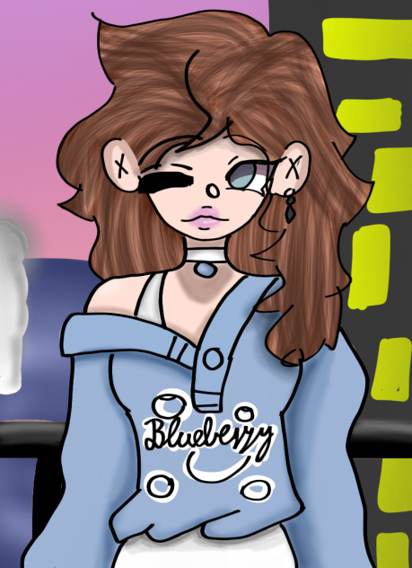 draw your oc in your 2 fav colors - ibisPaint