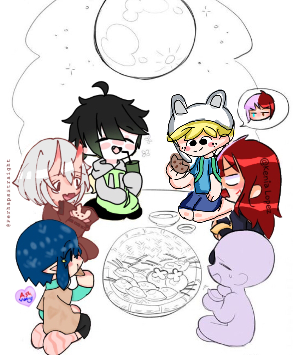 Eating collab~! - ibisPaint