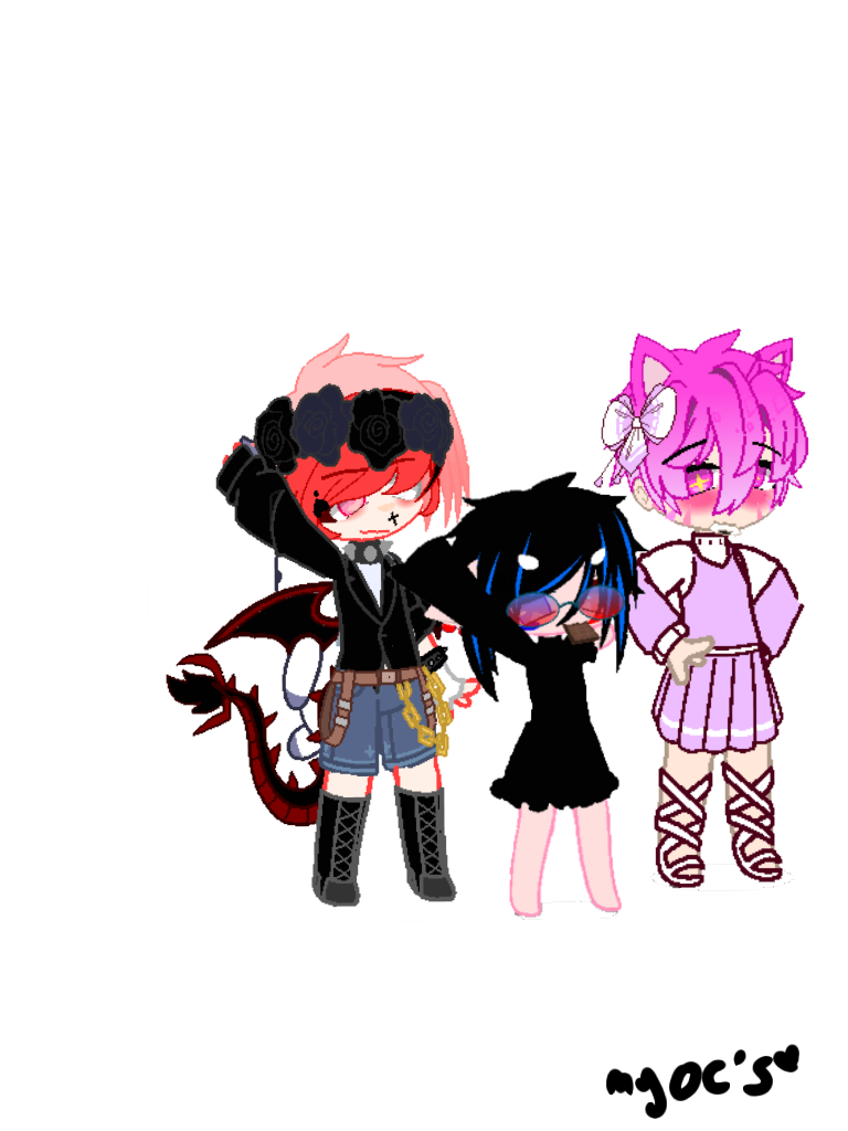 My main oc and newest ocs - ibisPaint