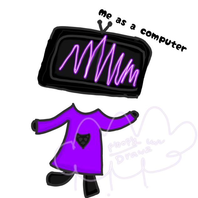 Me as a computer - ibisPaint