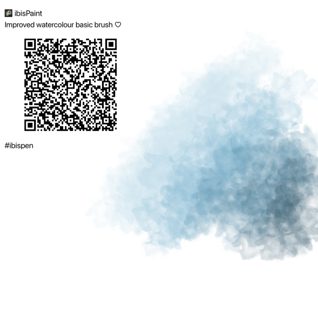 Improved watercolour basic brush - ibisPaint