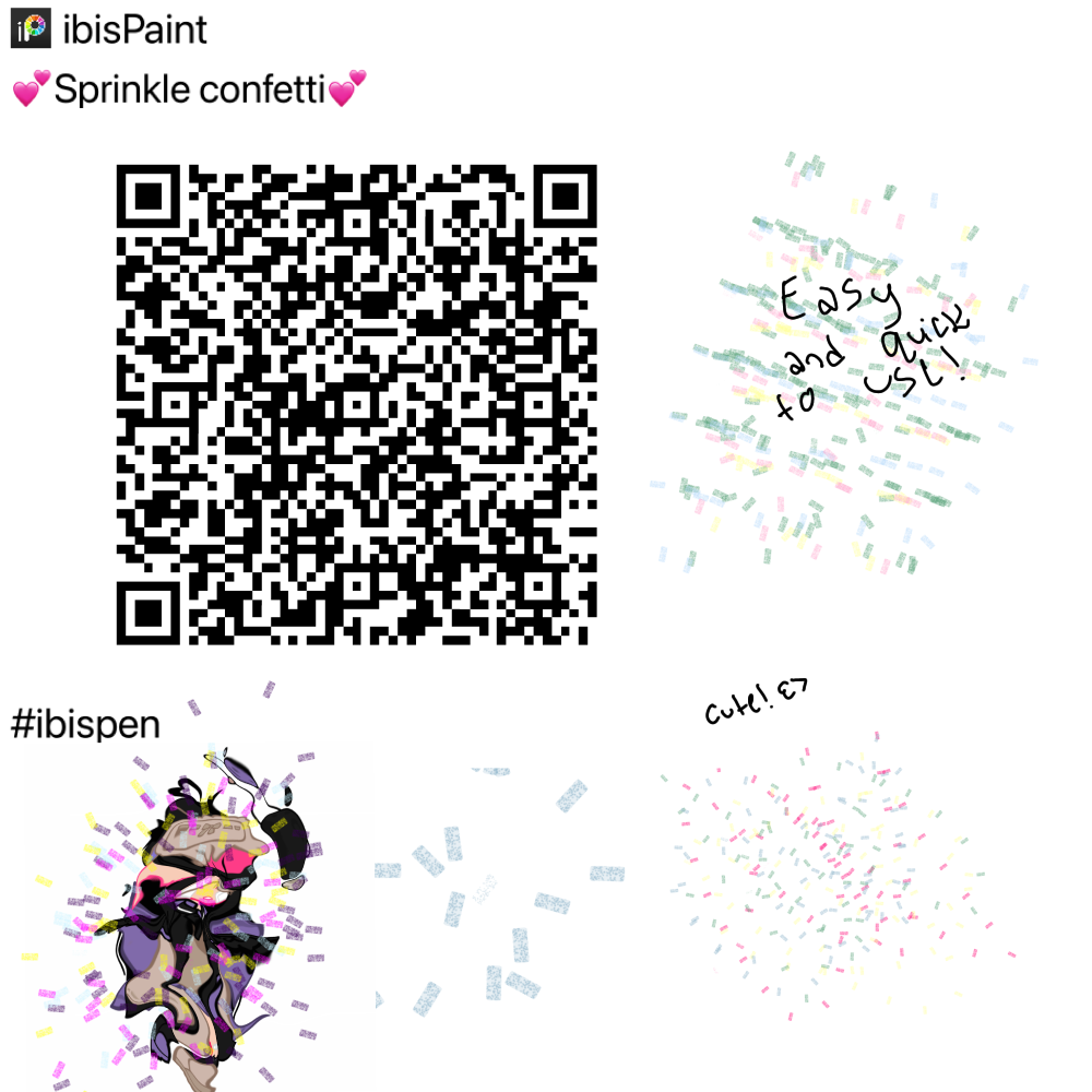 Sprinkle brush - ibisPaint