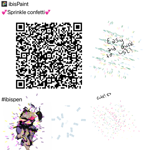 Sprinkle brush - ibisPaint