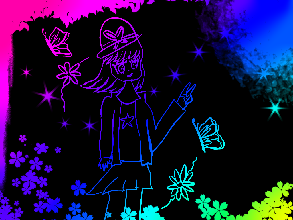 idk rainbow thingy - ibisPaint