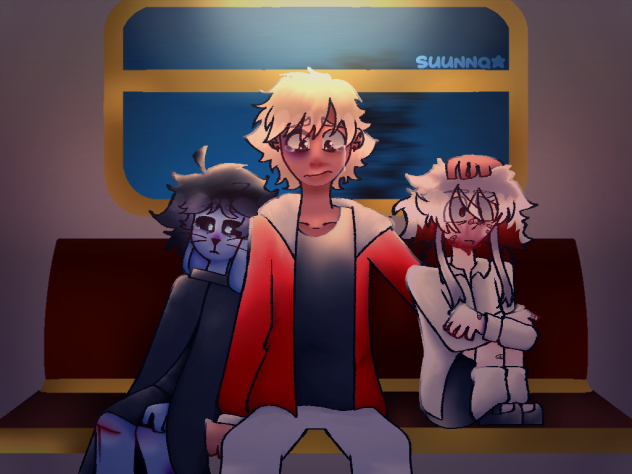 The Train Ride Home. - ibisPaint