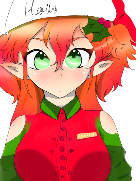 Holly the Christmas elf - ibisPaint