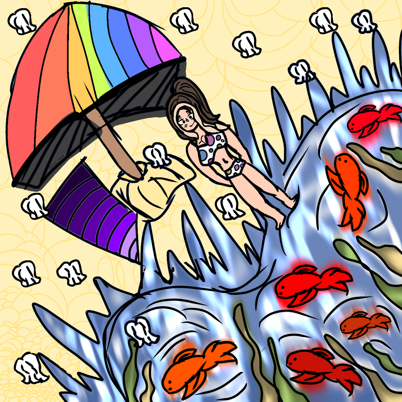 Tema blu - ibisPaint