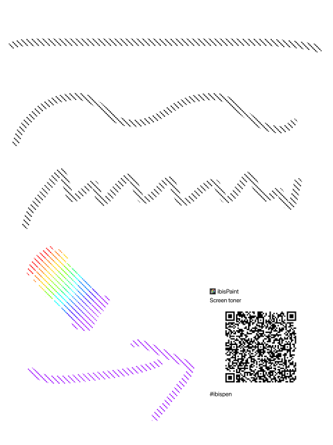screen tone brush - ibisPaint