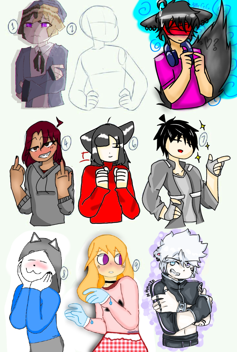 Poses collab - ibisPaint