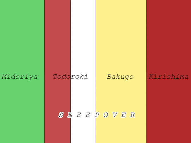 BNHA Sleepover! - ibisPaint