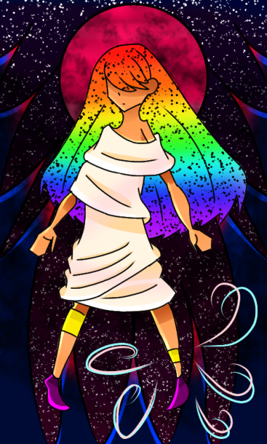 Rainbow Goddess - ibisPaint
