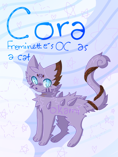 Cora as a cat - ibisPaint