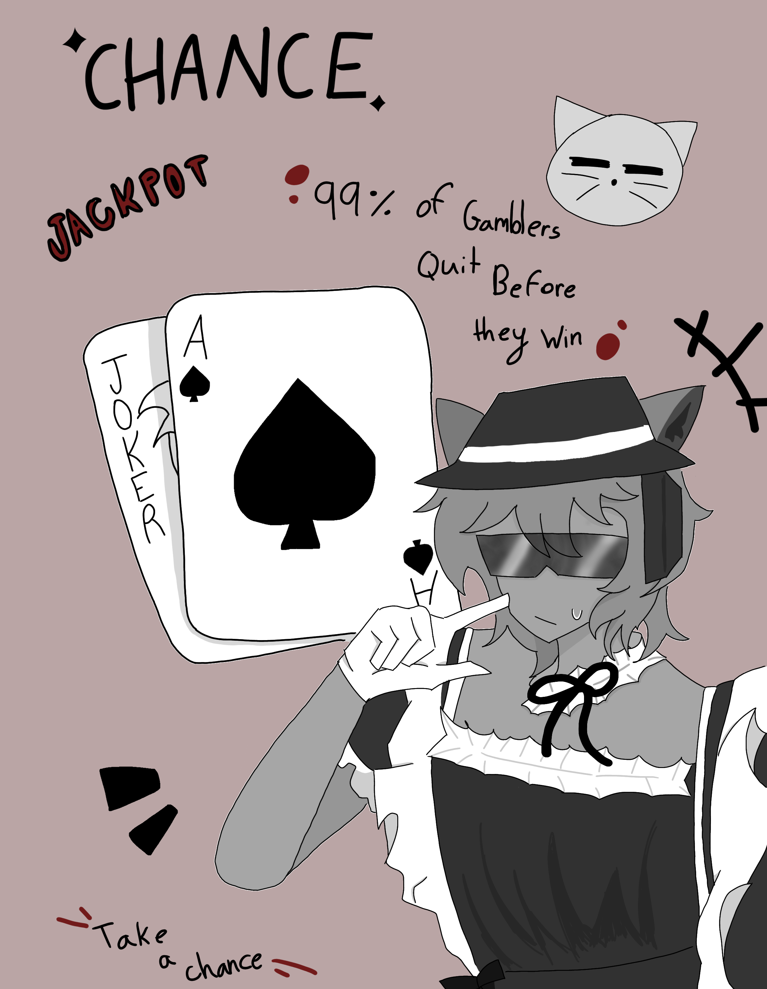 chance in a maid dress - ibisPaint