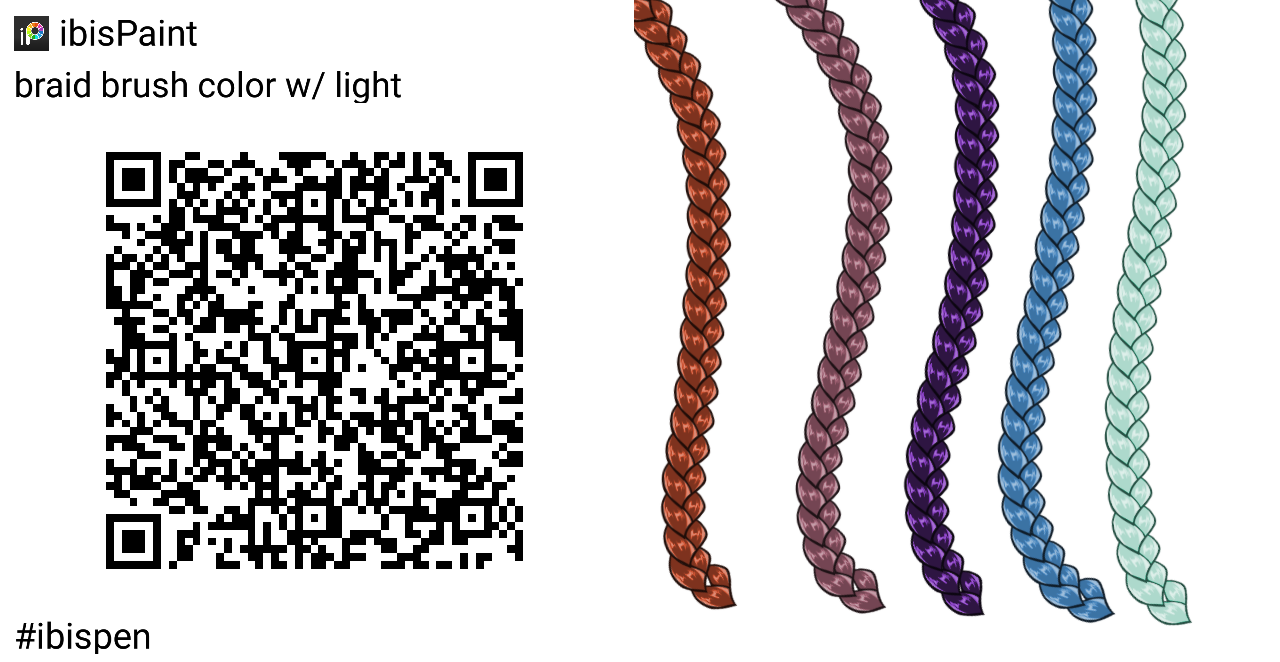 Braid brush color with light - ibisPaint