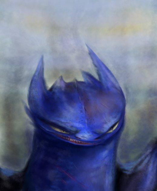Snarling Toothless - ibisPaint