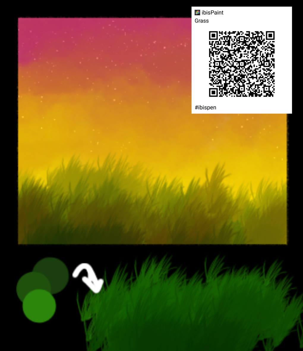 grass brush - ibisPaint